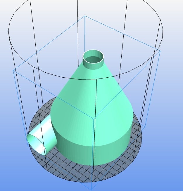 Customizable Cyclone Separator by mgx | Download free STL model ...