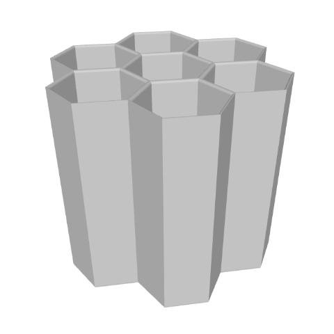 7 hive storage / cable organizer by Thosa | Download free STL model ...