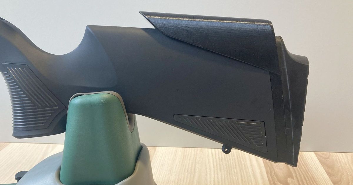 CZ 600 Alpha 10mm spacer with cheek riser by The FuZZ | Download free ...