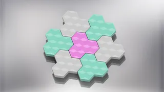 Pinwheel Hexagon Tessellation by nechiswa | Download free STL model ...