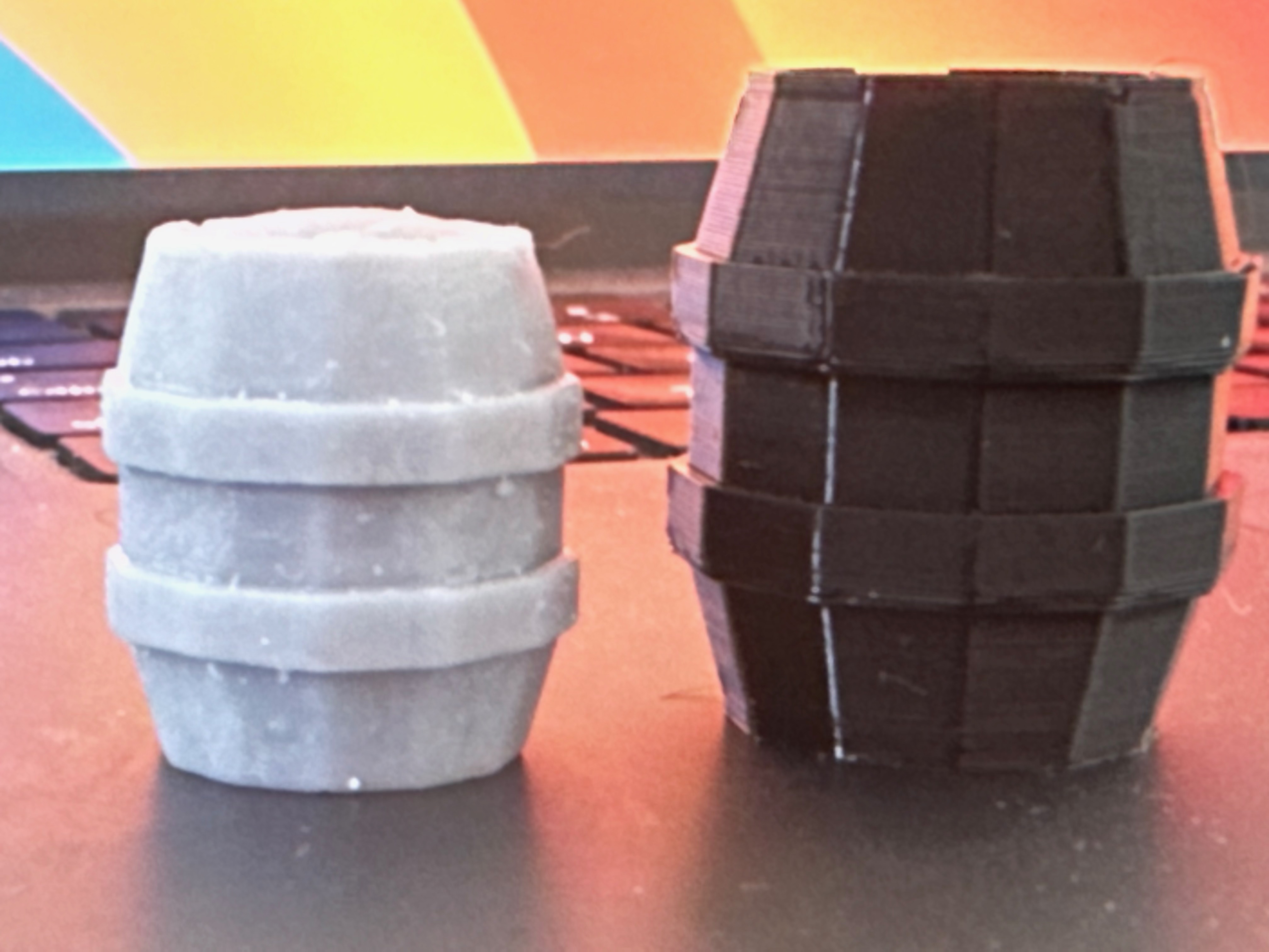 Low Poly Barrel by Rabbithole223 | Download free STL model | Printables.com