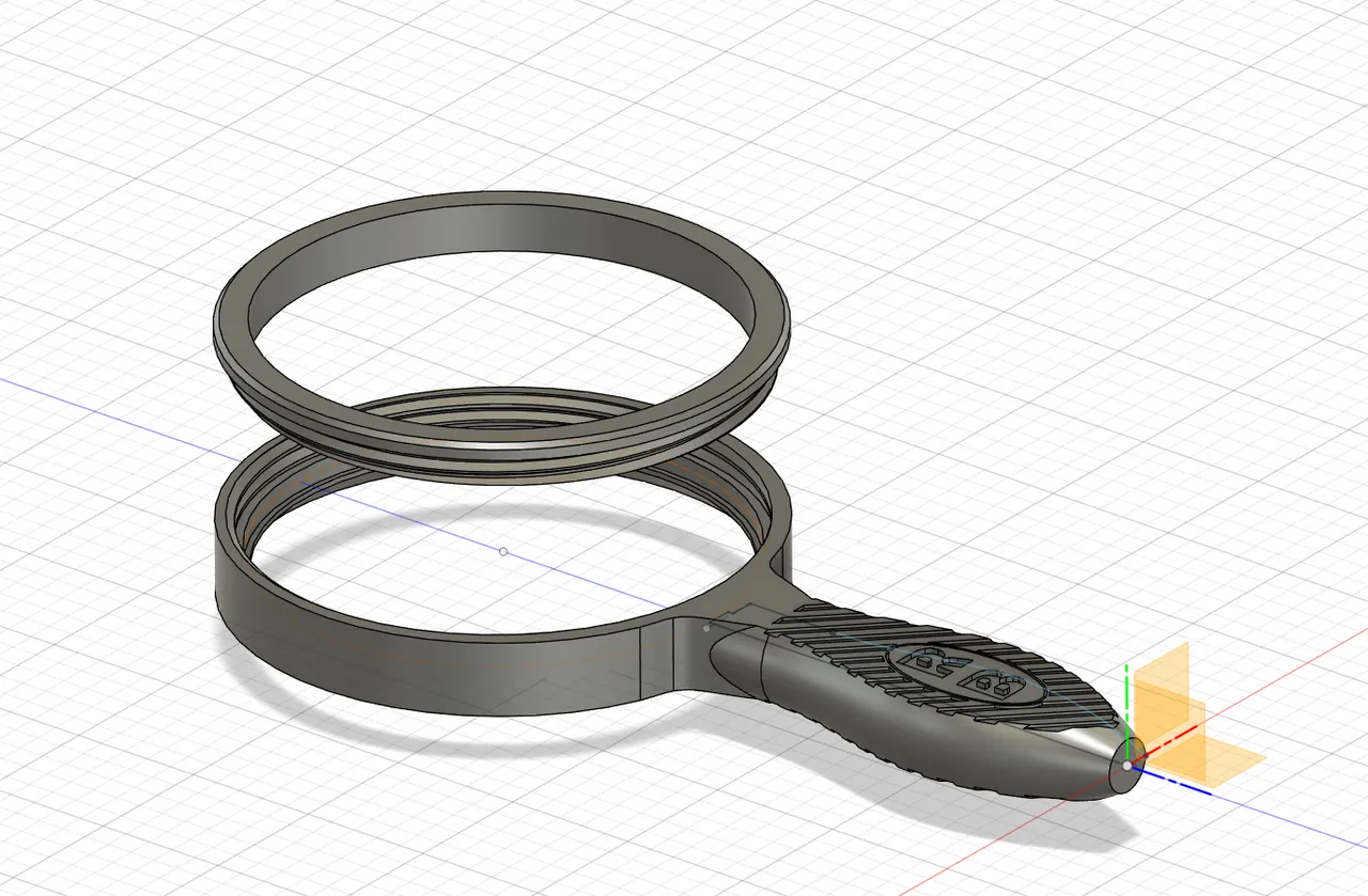 Magnifying glass frame by Fustopeloso | Download free STL model ...