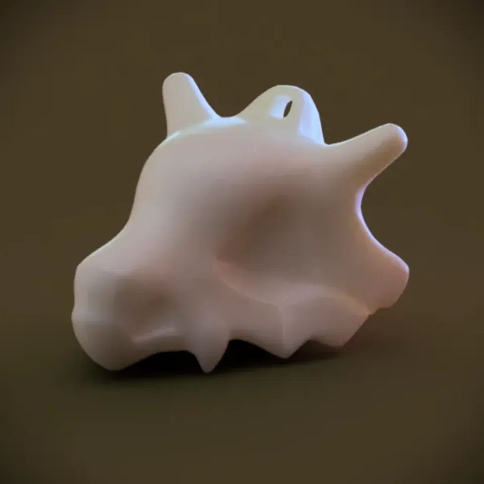 Cubone Keychain by Jon Blackford | Download free STL model | Printables.com