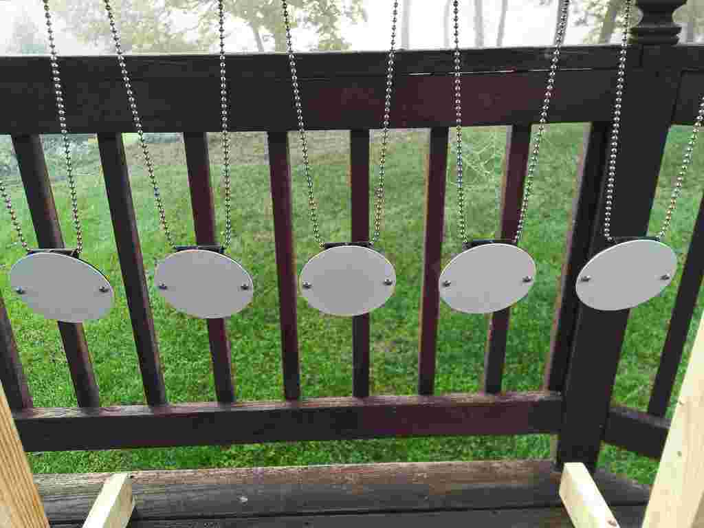 Airsoft 5 steel plate hanger target rack by Matt | Download free STL ...