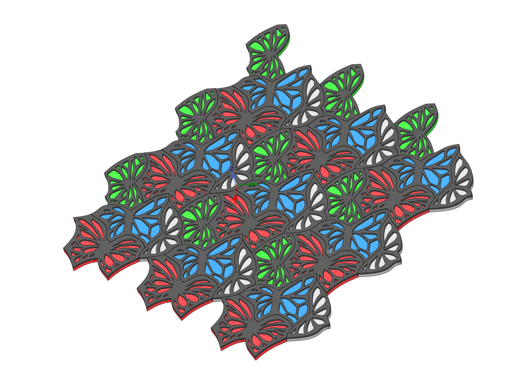 Tessellating butterflies by Jure | Download free STL model | Printables.com