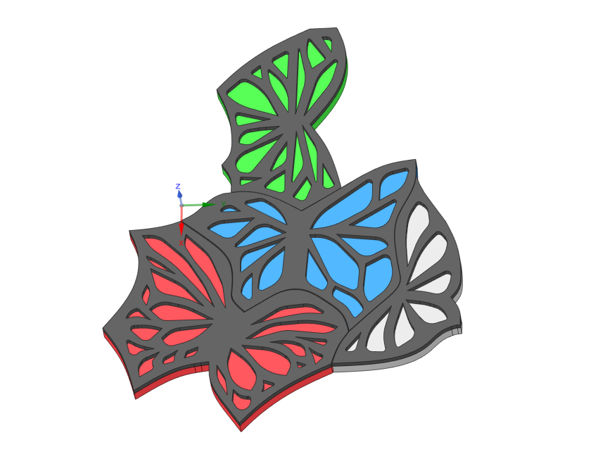 Tessellating butterflies by Jure | Download free STL model | Printables.com