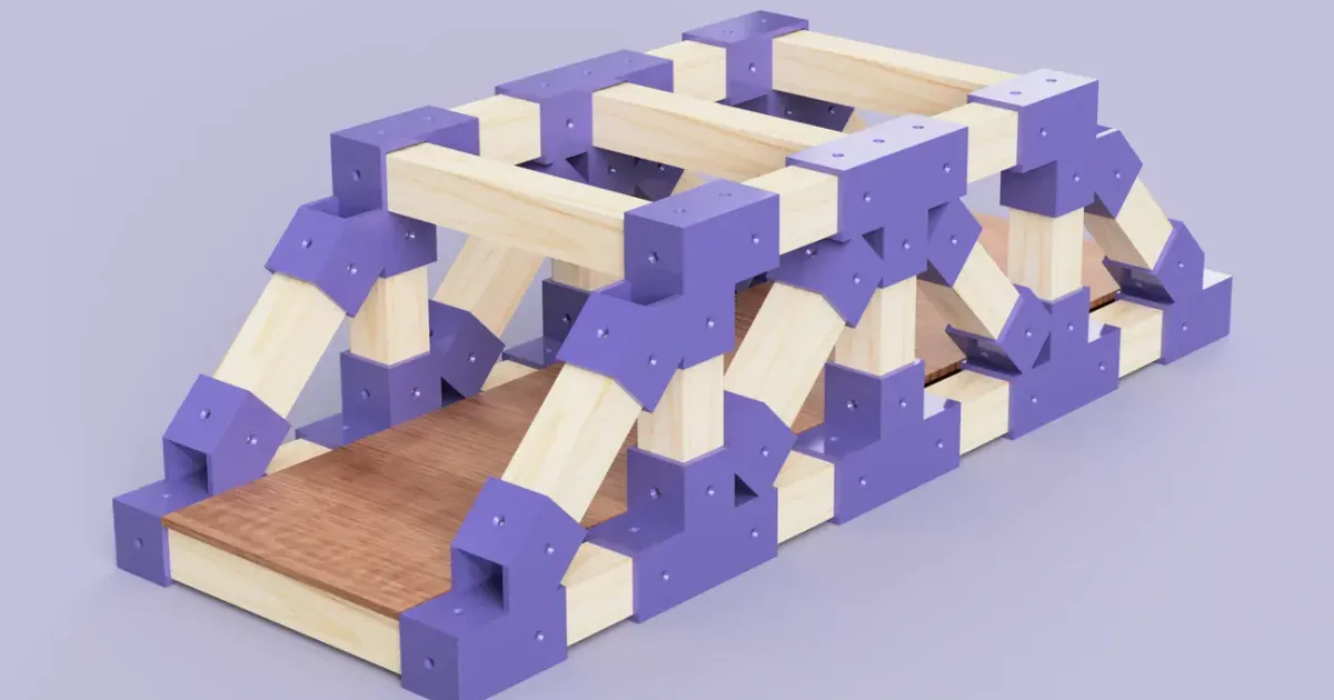 Bridge Truss Collection by Odd Inventor | Download free STL model ...