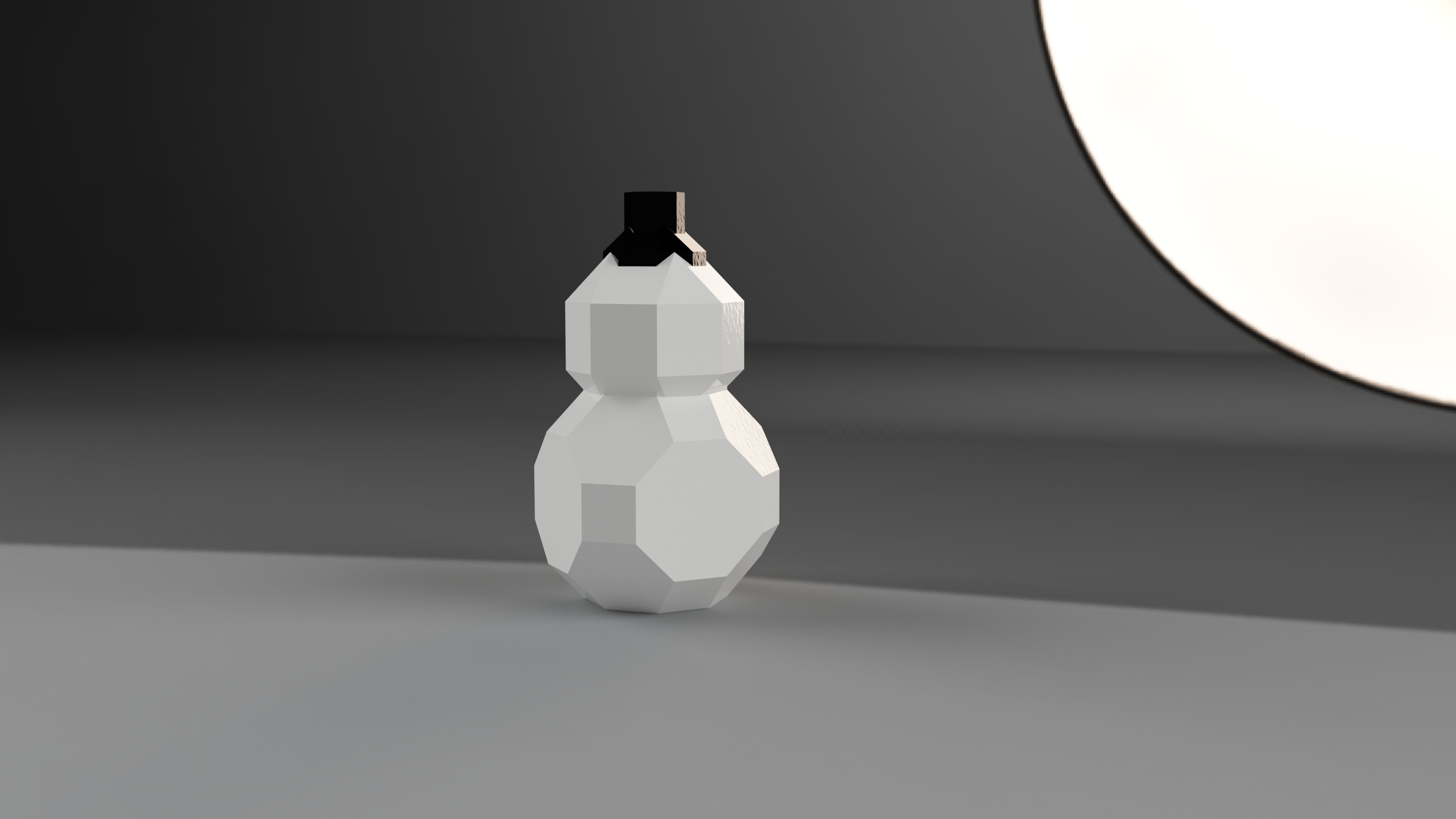 Polygon Snowman Vase by KIO-Design | Download free STL model ...