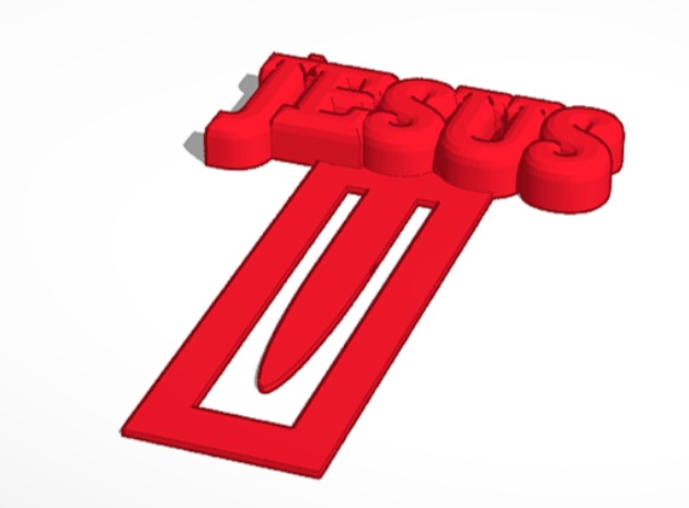 Jesus BookMark by 3DAJB | Download free STL model | Printables.com