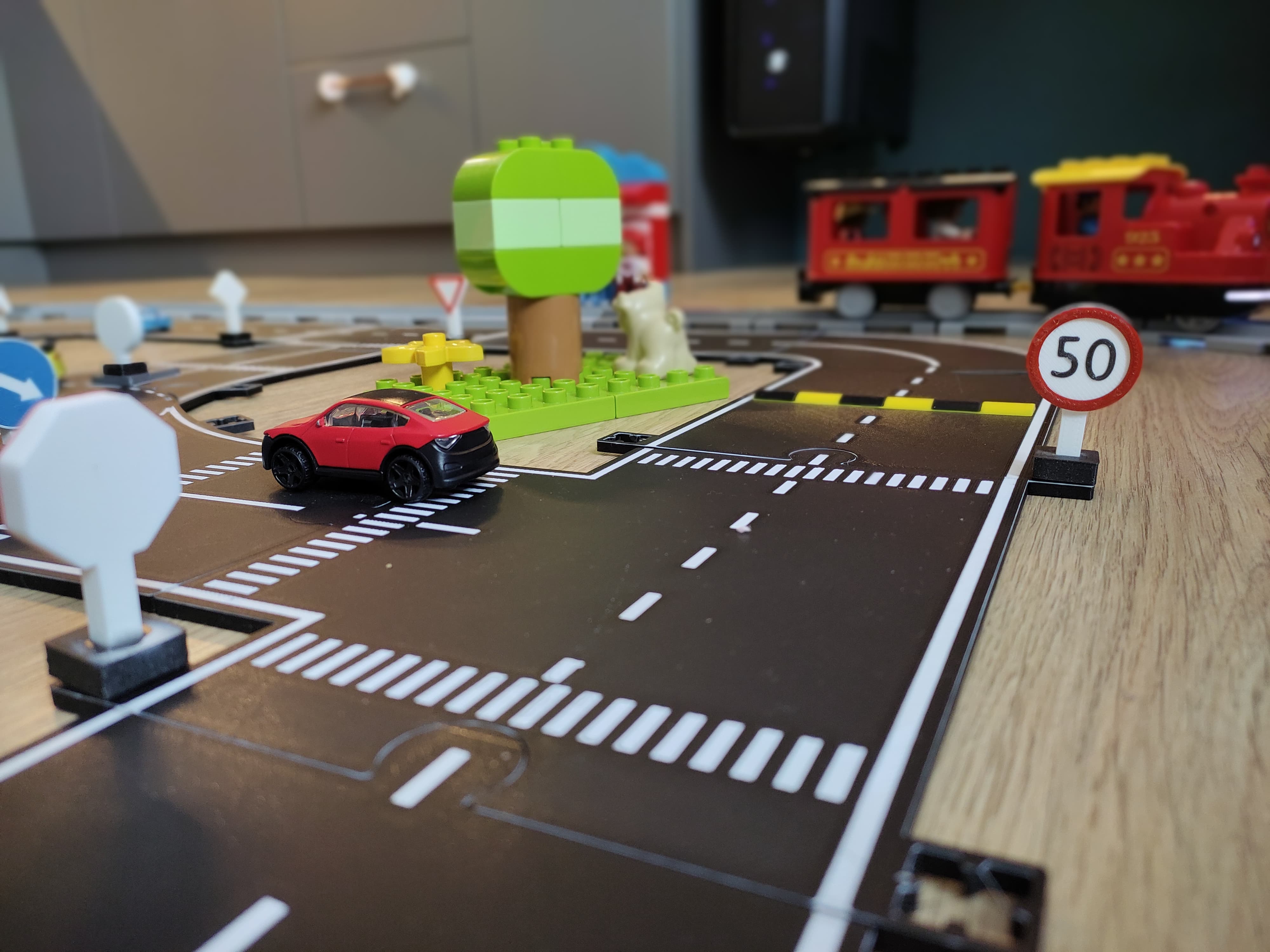 Foldable road toy by Adam | Download free STL model | Printables.com