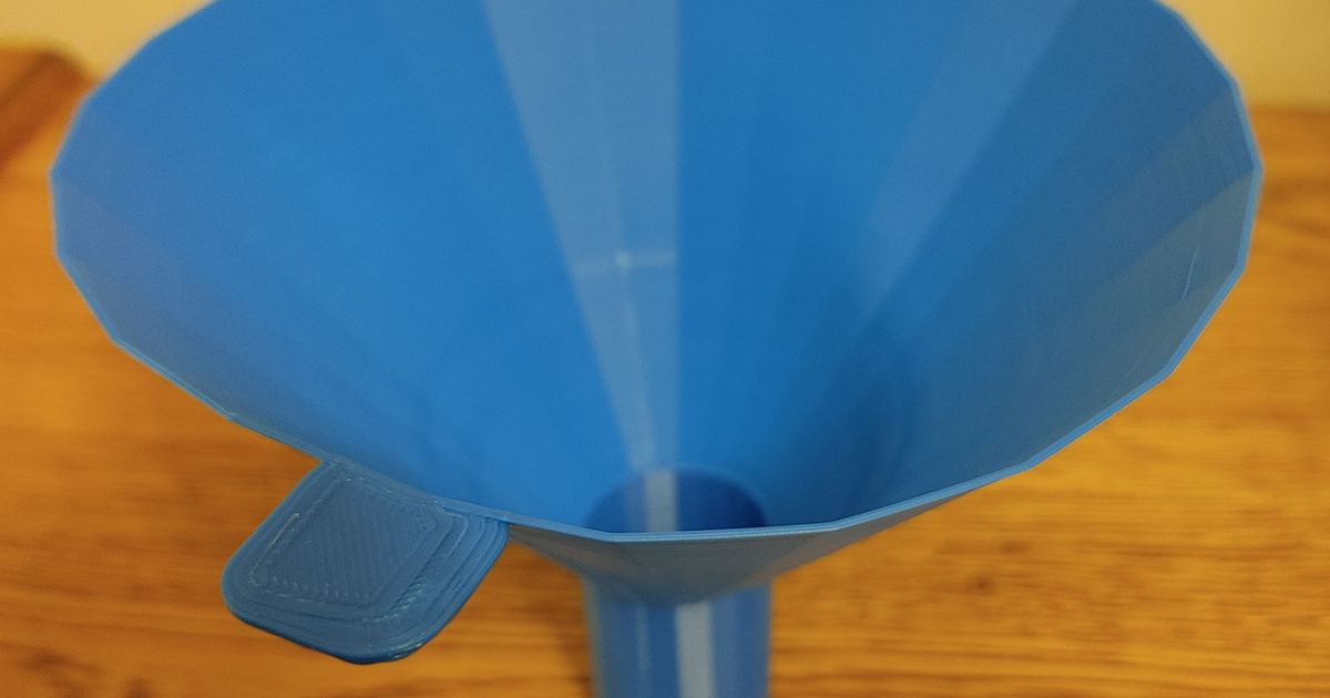 Simple Large Funnel by actualsen | Download free STL model | Printables.com