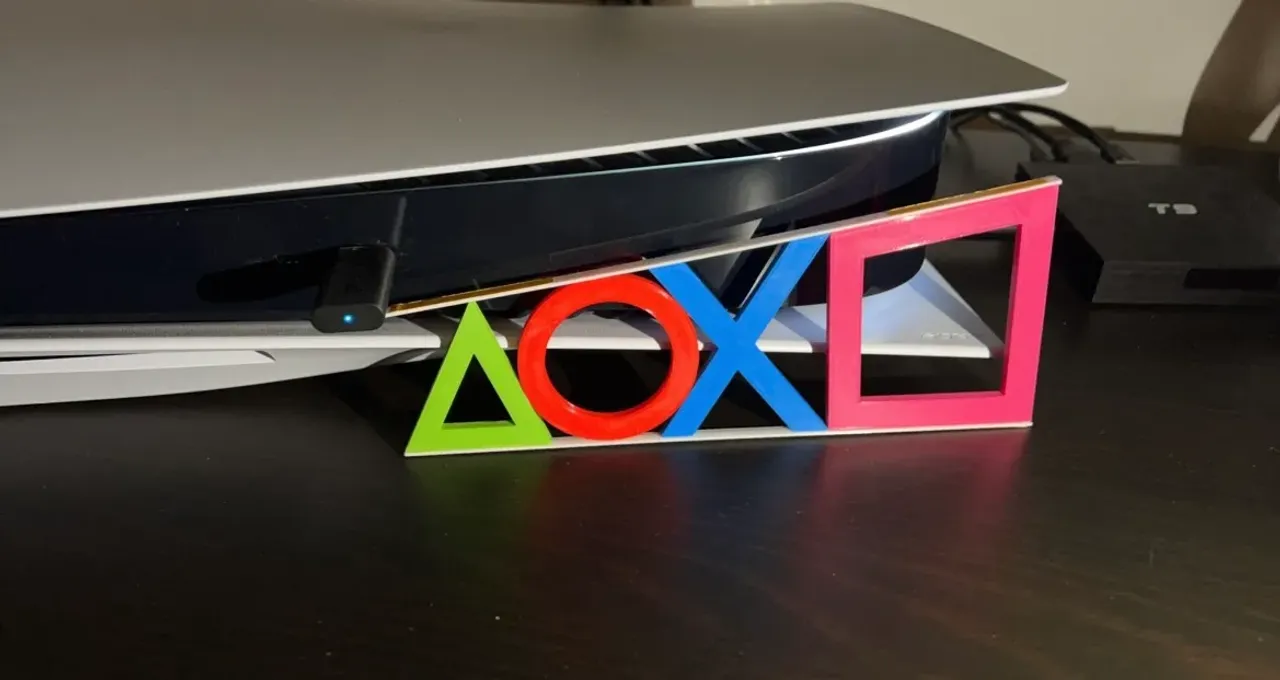 PlaySation PS5 Logo by 3D_Design | Download free STL model | Printables.com