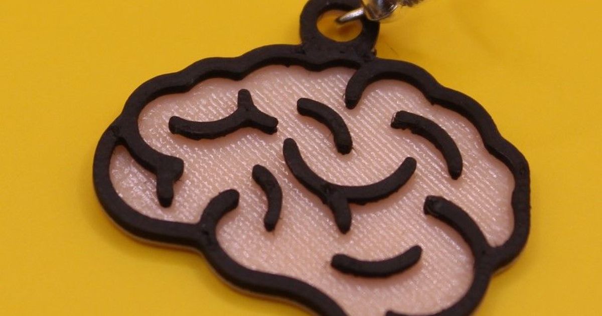 Brain earrings by twothingies | Download free STL model | Printables.com