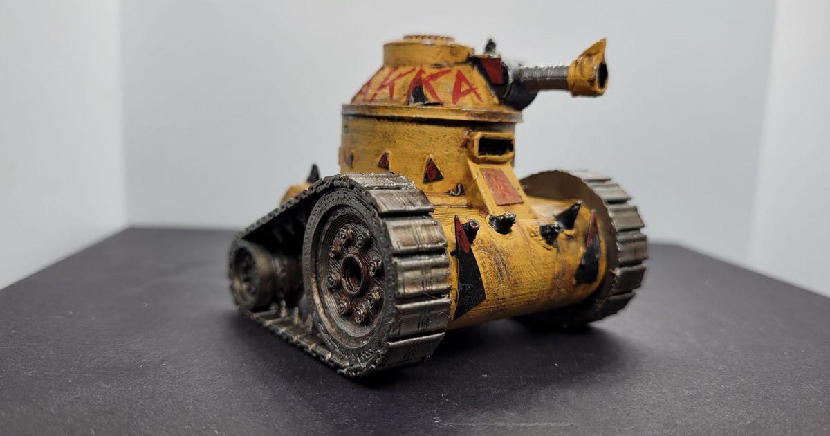 Grot Tank V1 by Fiendrunner | Download free STL model | Printables.com