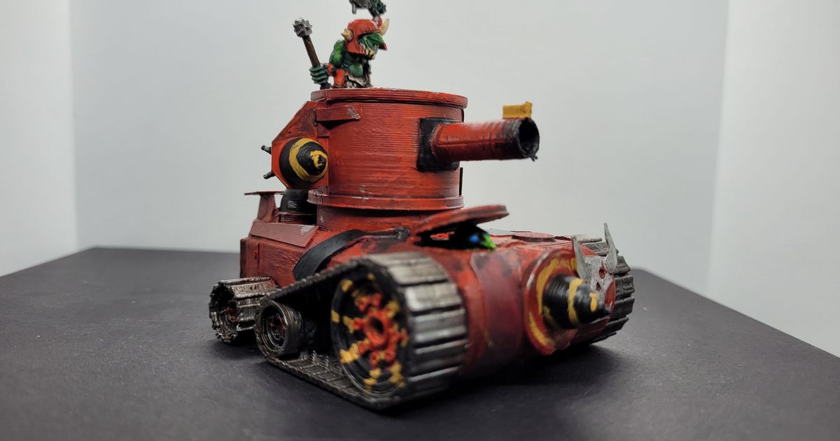 Grot Tank V3 by Fiendrunner | Download free STL model | Printables.com
