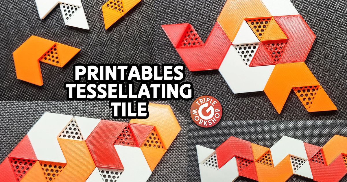Printables Logo Tessellating Tile 🞀 by Triple G Workshop | Download ...