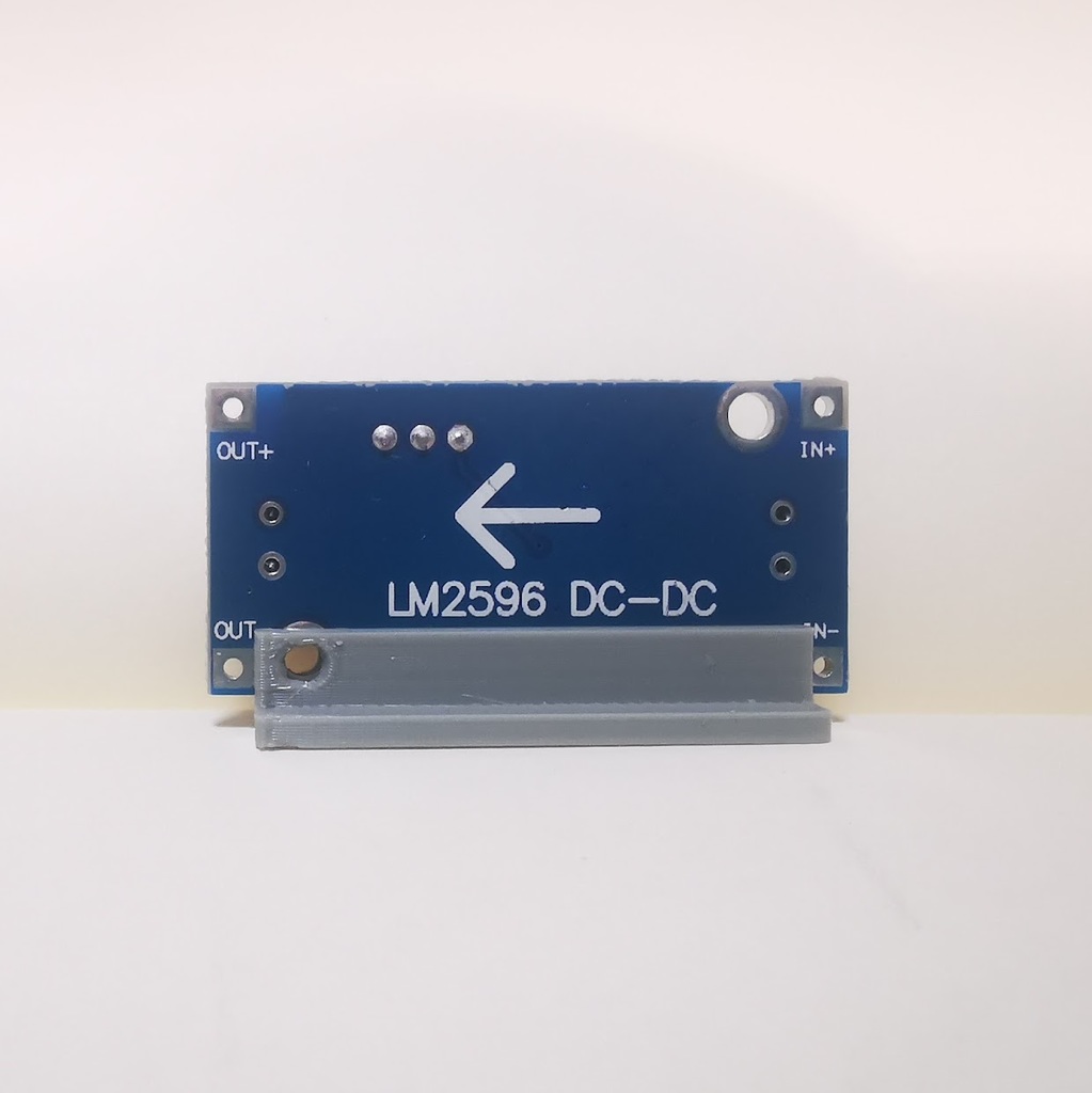 LM2596 Upright Mount by janosrusiczki | Download free STL model ...
