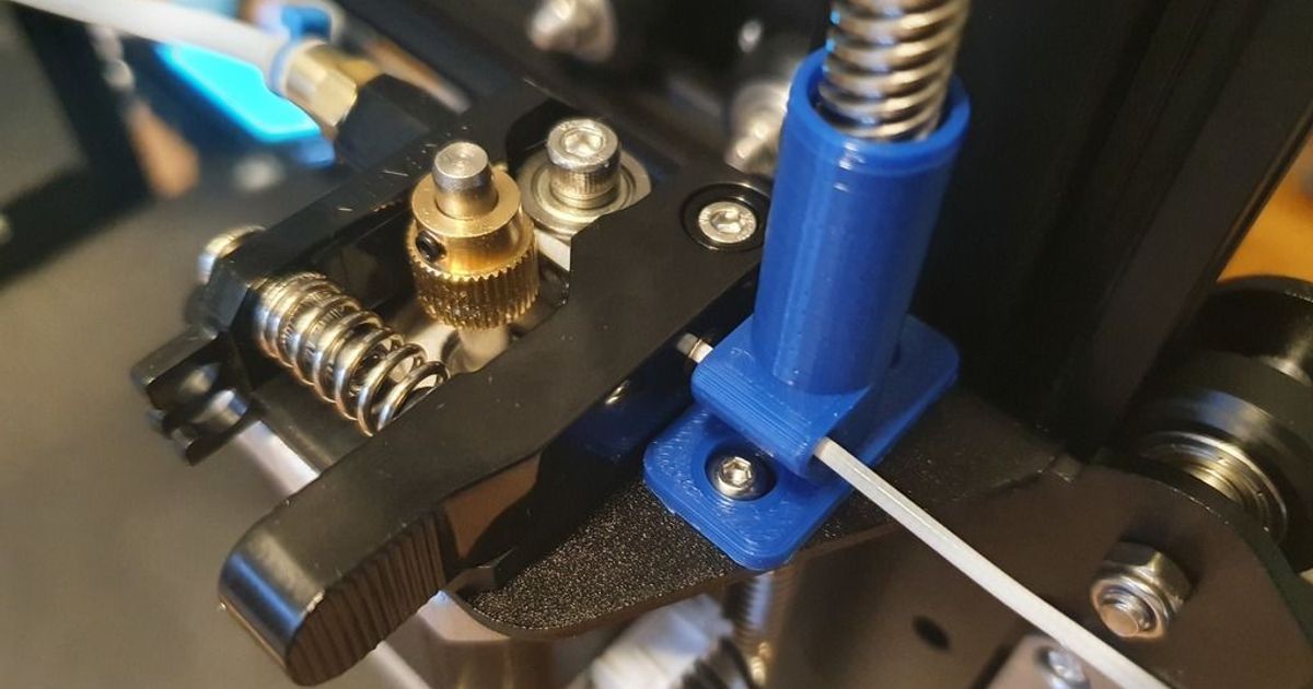 Ender 3/Ender 3 Pro Filament guide & Z-Axis Leadscrew guard. by ...