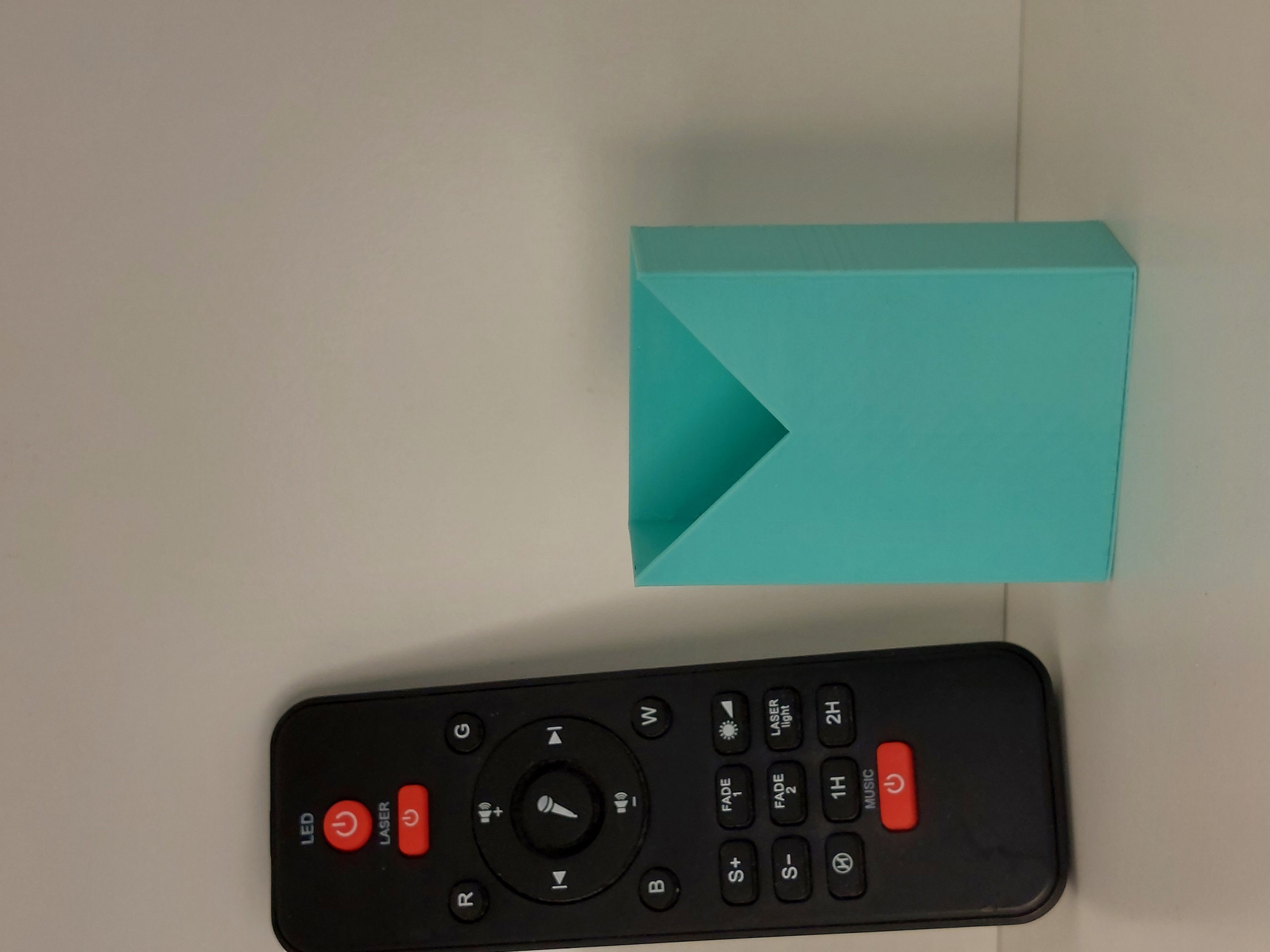 led remote holder for on the wall by Max | Download free STL model ...