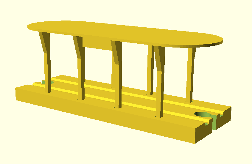 Train Station for Ikea/Brio train track by phi.gl | Download free STL ...