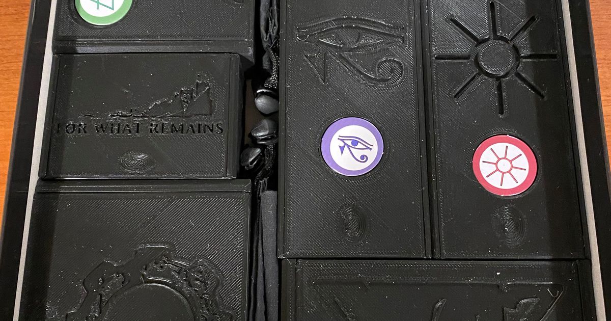 For What Remains Faction Boxes by Skippacheco | Download free STL model ...