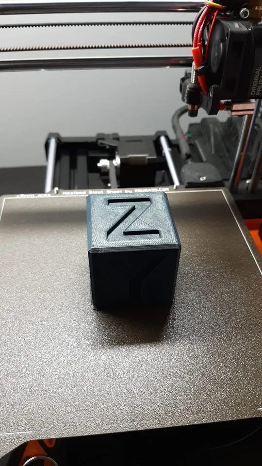 XYZ CalibrationBlock 50x50x50mm by Mefiu | Download free STL model ...