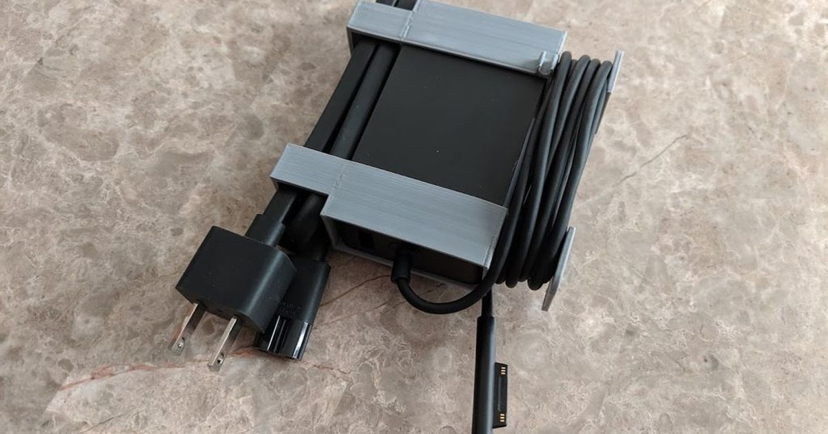 Surface Pro 3/4, Laptop Power Cord Wrap by user01 | Download free STL ...