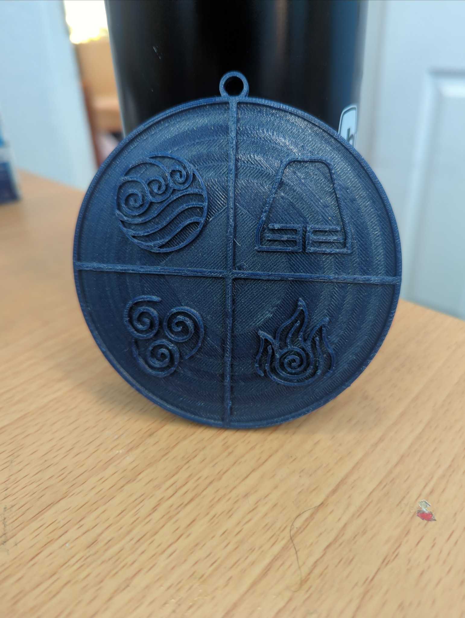 Avatar - Elements Medallion by Jazz Cabbage | Download free STL model ...