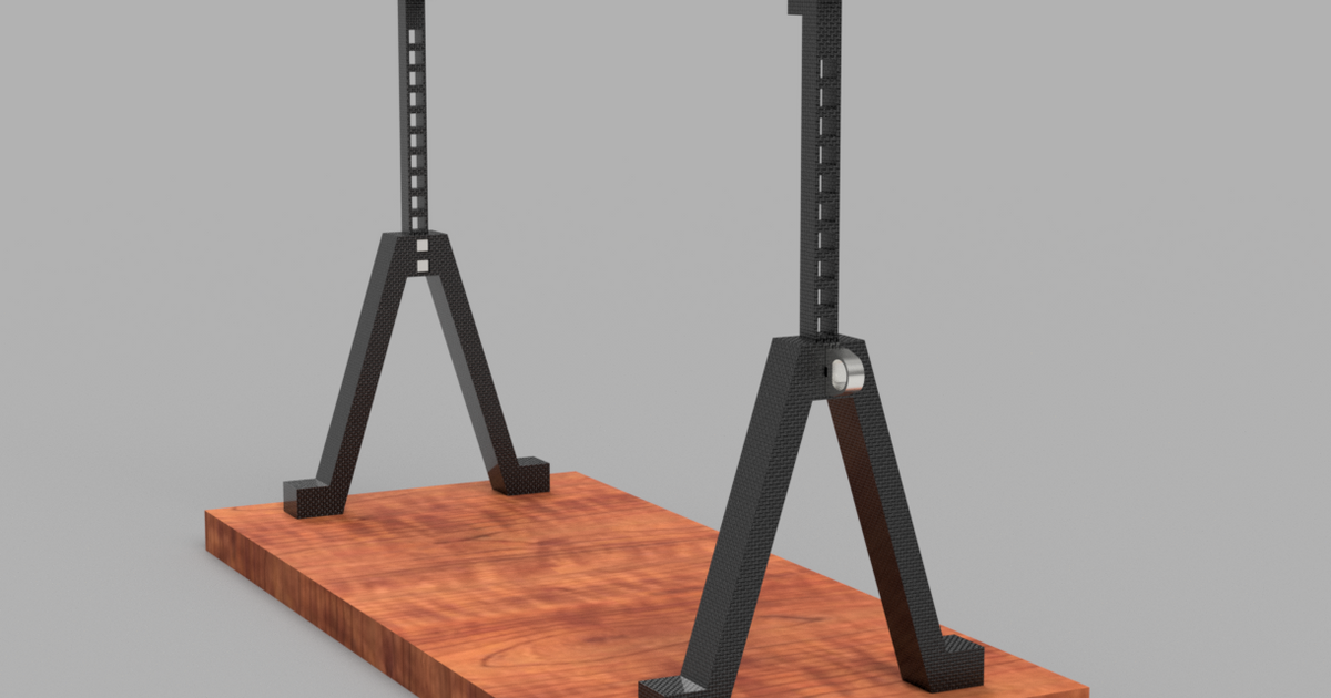 LED bar desk stand by DiPT | Download free STL model | Printables.com