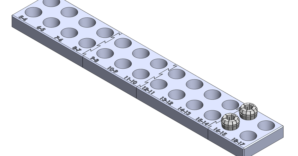 ER32 collet storage box by Jakub Slavík | Download free STL model ...
