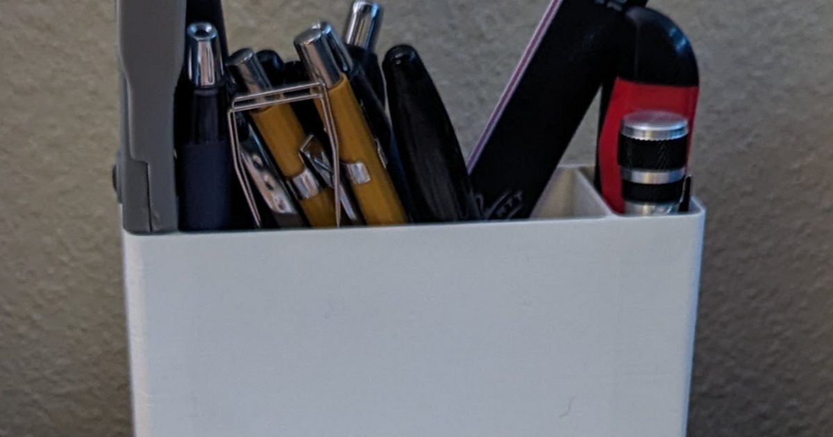 Gridfinity 1x3x14 pen holder / desk organizer by jpgleg | Download free ...