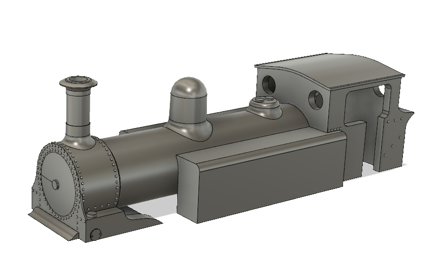 LCDR Class T Steam Engine by valentin | Download free STL model ...