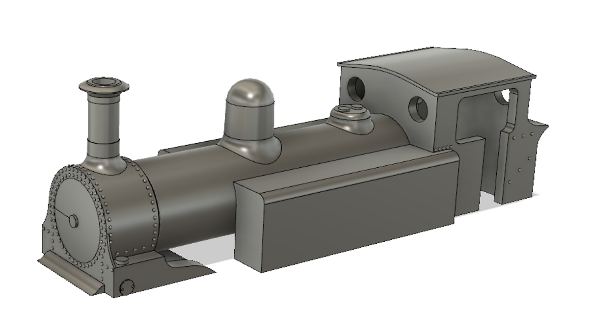 LCDR Class T Steam Engine by valentin | Download free STL model ...