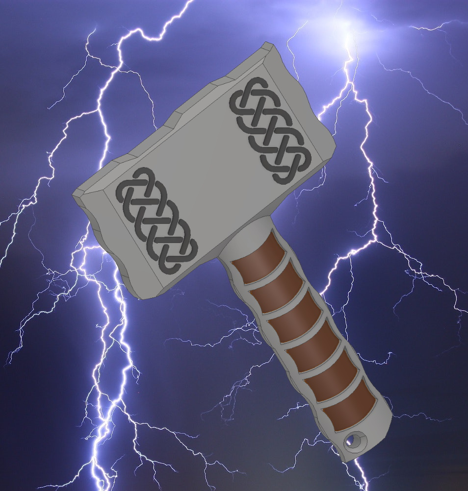 Tesselating Mjölnir by smaier | Download free STL model | Printables.com