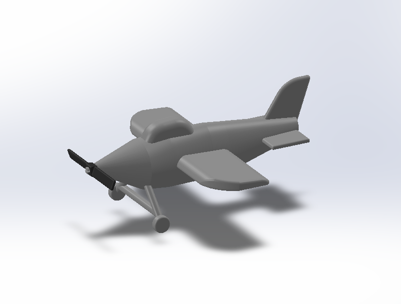 Toy plane by FinEngineer | Download free STL model | Printables.com