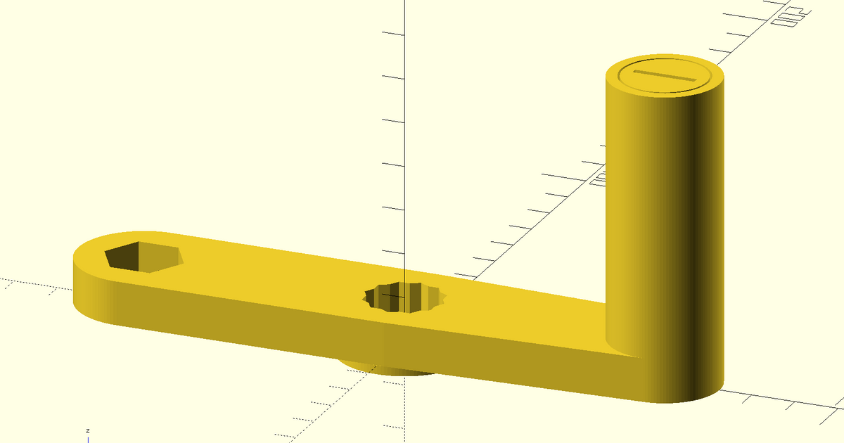 Machinist's Speed Vise Handle by mcdanlj | Download free STL model ...
