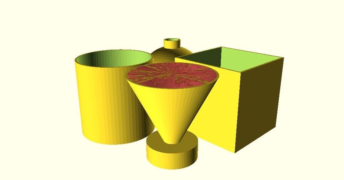 Volume Comparison set by mcdanlj | Download free STL model | Printables.com