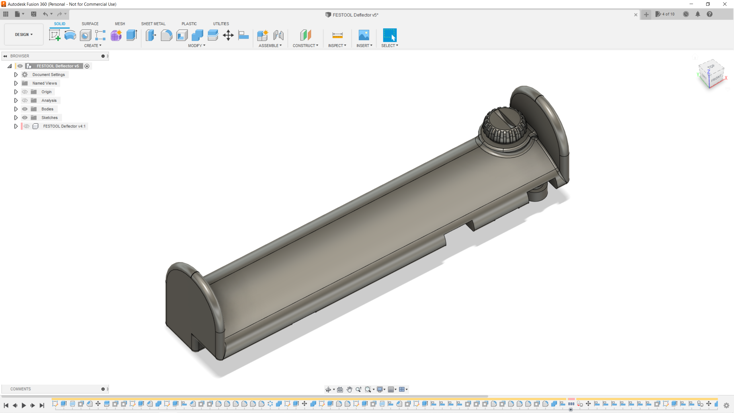 FESTOOL Rail Deflector (hard version FS-AW with slot for clamp) by ...