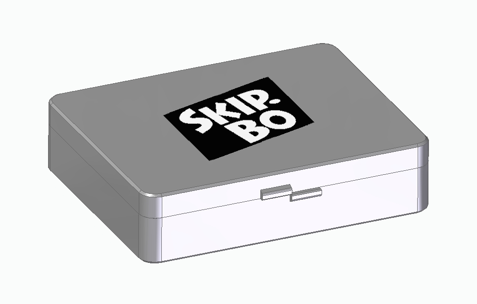 Skip-Bo Box, hinged by JBoe | Download free STL model | Printables.com