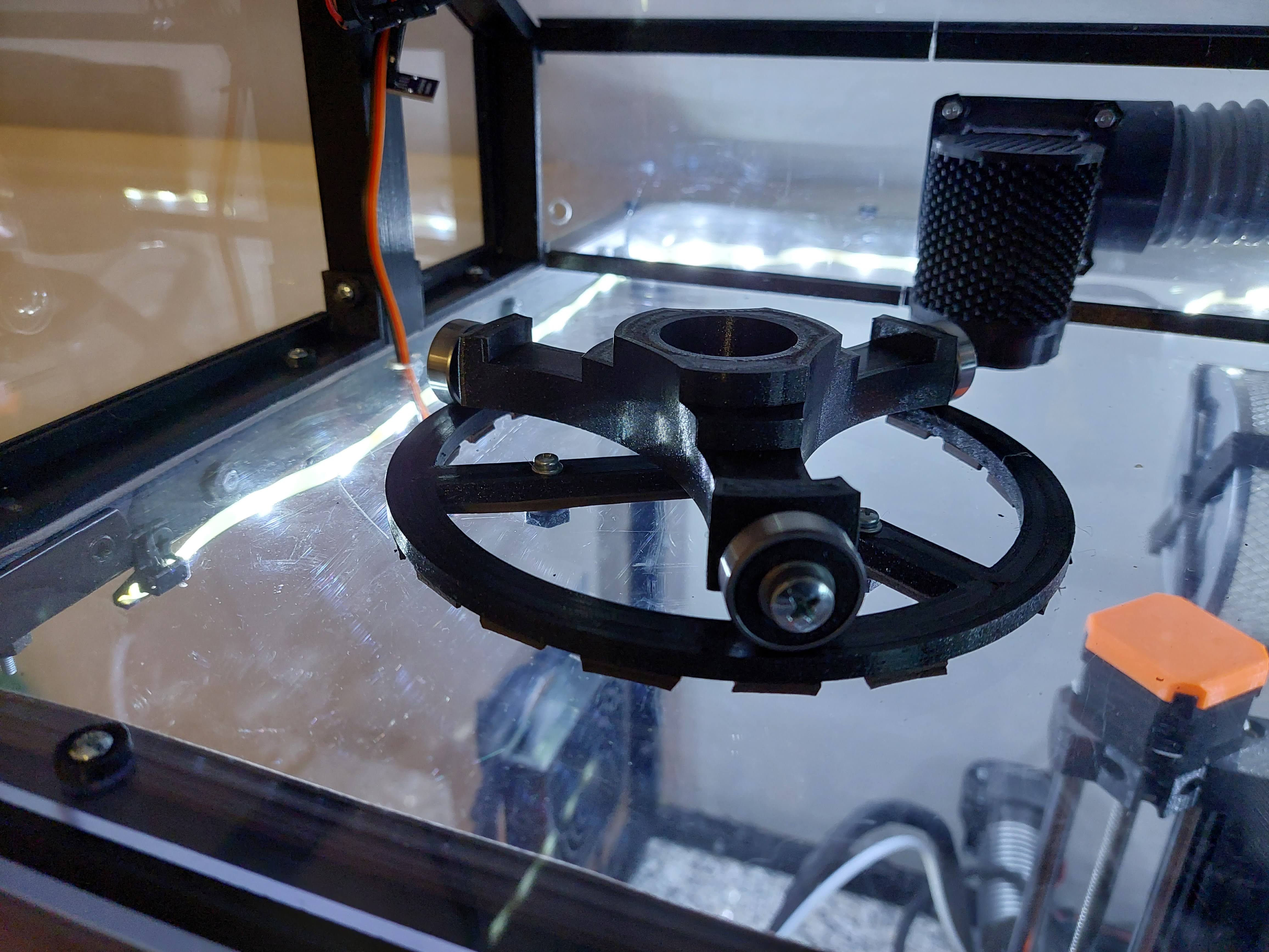 Horizontal filament spool holder - Ring addon by HerGiz | Download free ...