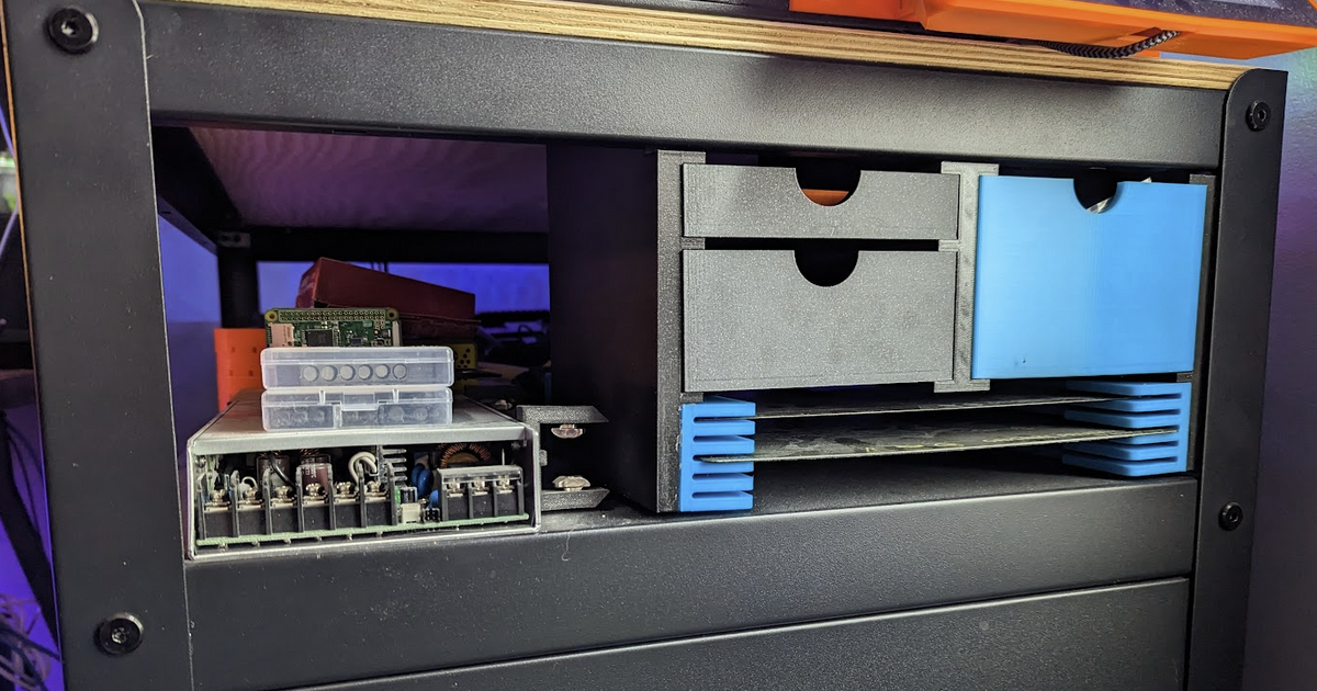 IKEA Bror - Sheet Holder with Drawers by JavaLava | Download free STL ...