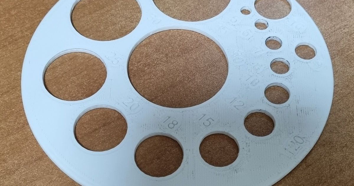 circular ruler by avivm | Download free STL model | Printables.com