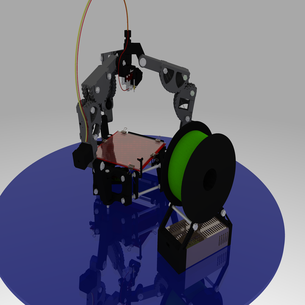 Simpson GUS construction based 3D printer by OSi | Download free STL ...
