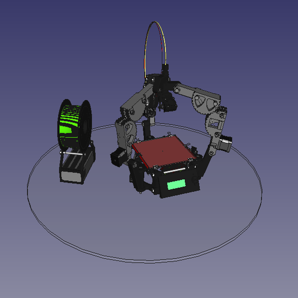 Simpson GUS construction based 3D printer by OSi | Download free STL ...
