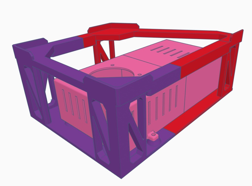 Ender 2 split base by GenCab | Download free STL model | Printables.com