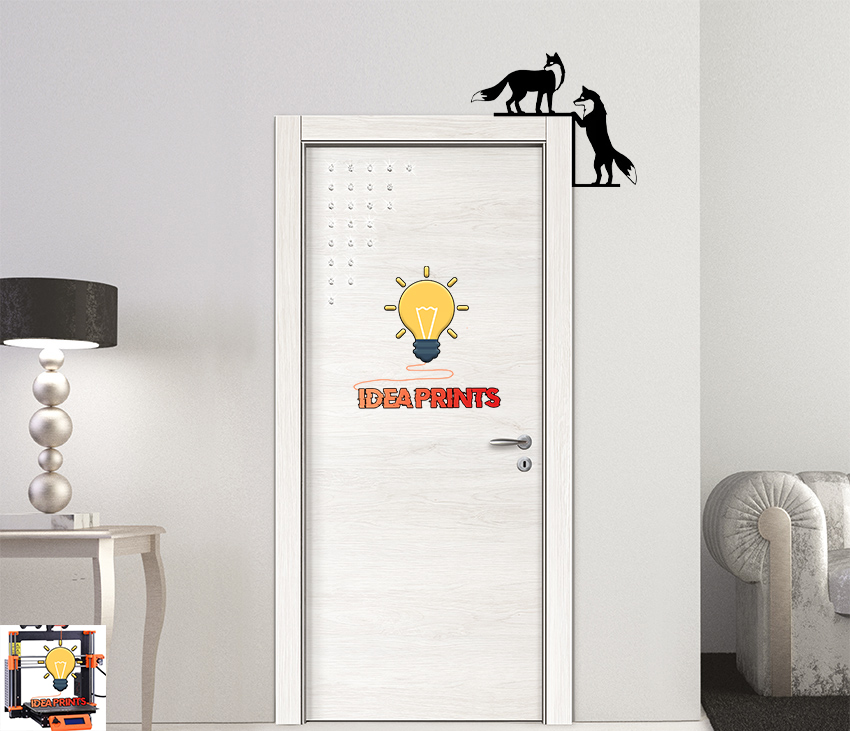 Room door trim corner - Foxes #12 by Idea Prints | Download free STL ...