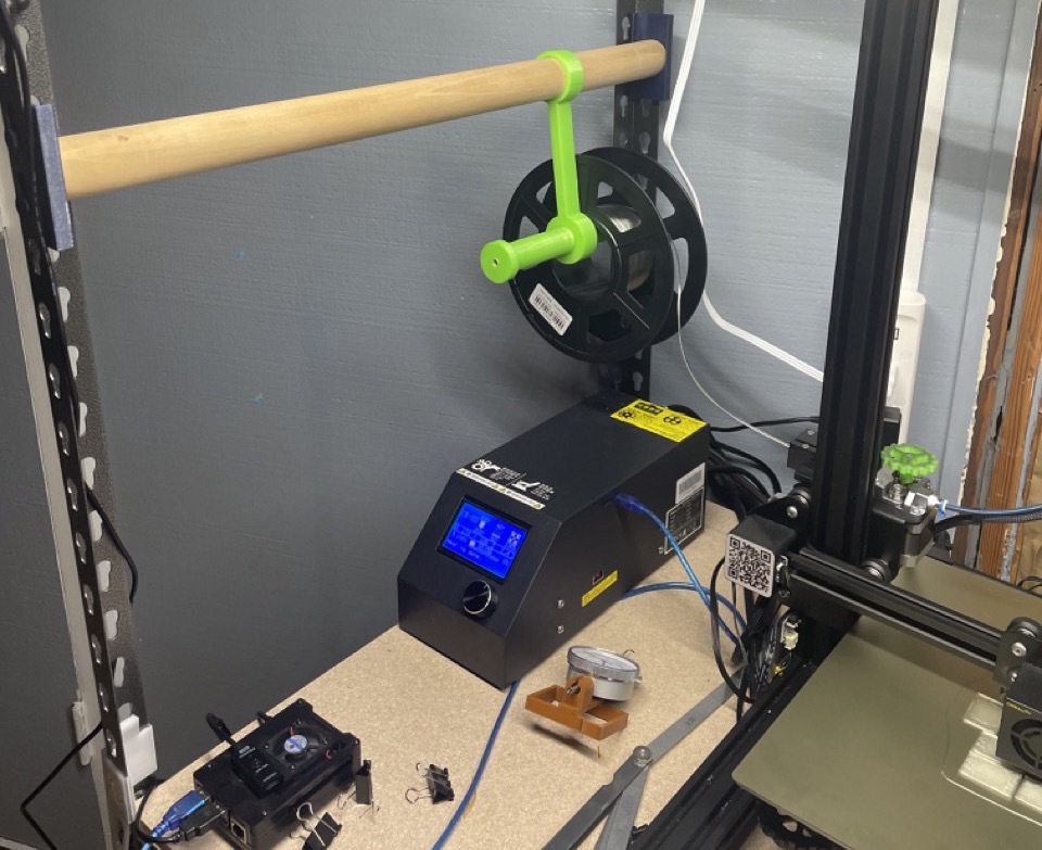 Dual spool holder by ptmays | Download free STL model | Printables.com