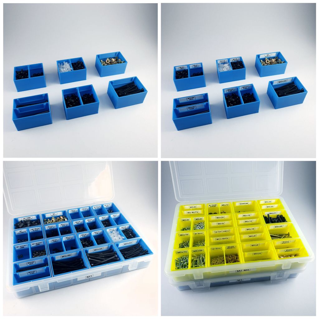 Small boxes with labeled compartments by stratos vasilas | Download ...