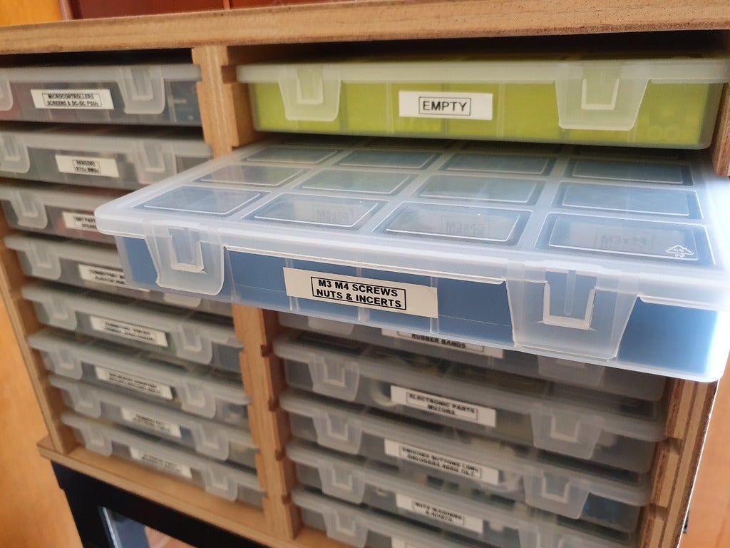 Small boxes with labeled compartments by stratos vasilas | Download ...