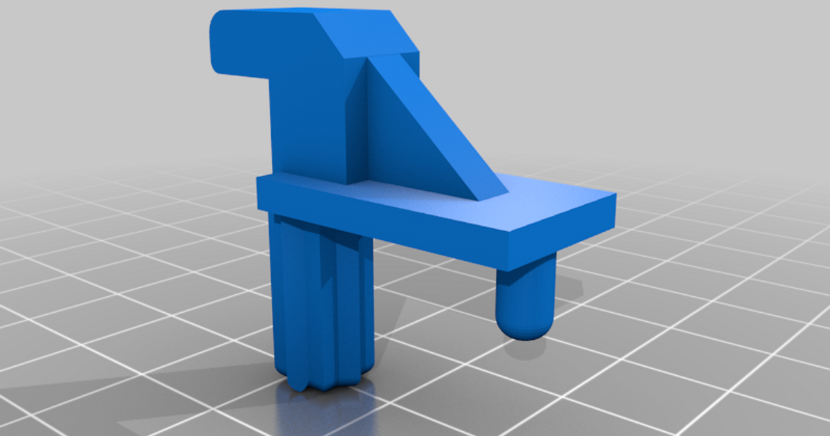 Kitchen Drawer Slide Bracket Peg Brace by Bobot | Download free STL ...